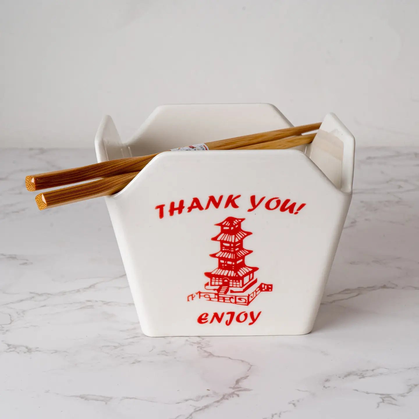 Take-Out Box Ramen Bowl with Chopsticks – Mrs. Robinson's Tea Shop