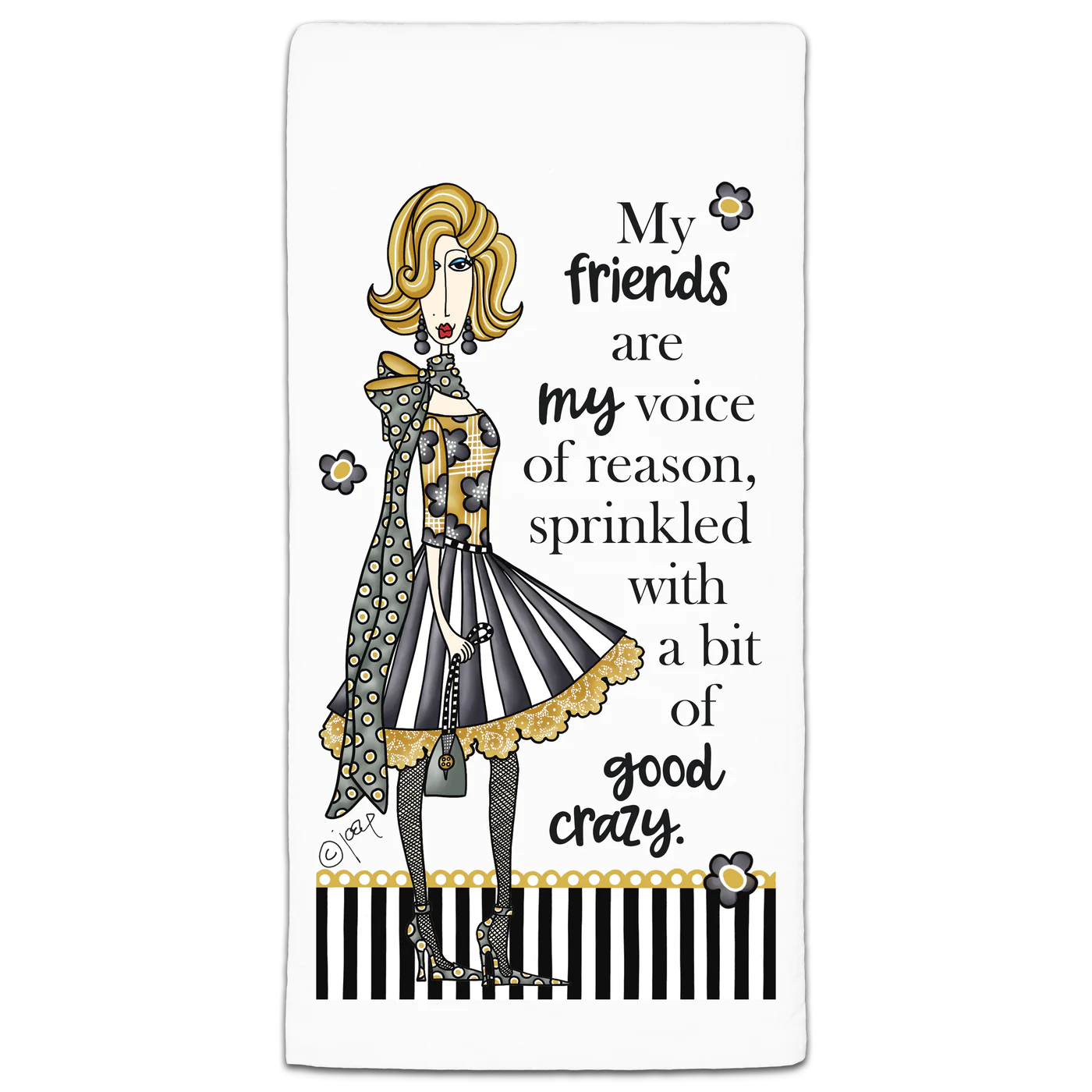 Tea Towel - My Friends Are – Mrs. Robinson's Tea Shop