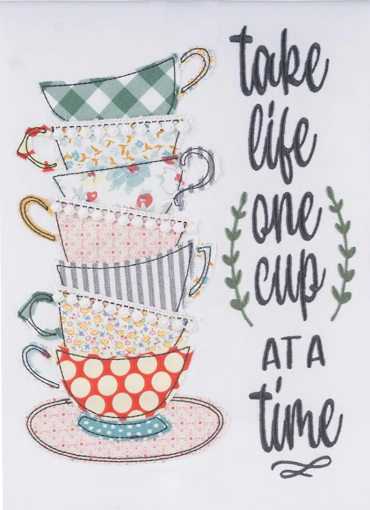 Take Life Tea Towel – Mrs. Robinson's Tea Shop