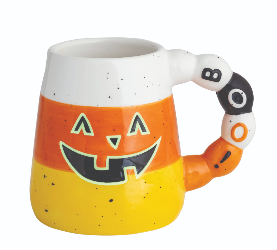 Candy Corn Glow In Dark Mug – Mrs. Robinson's Tea Shop