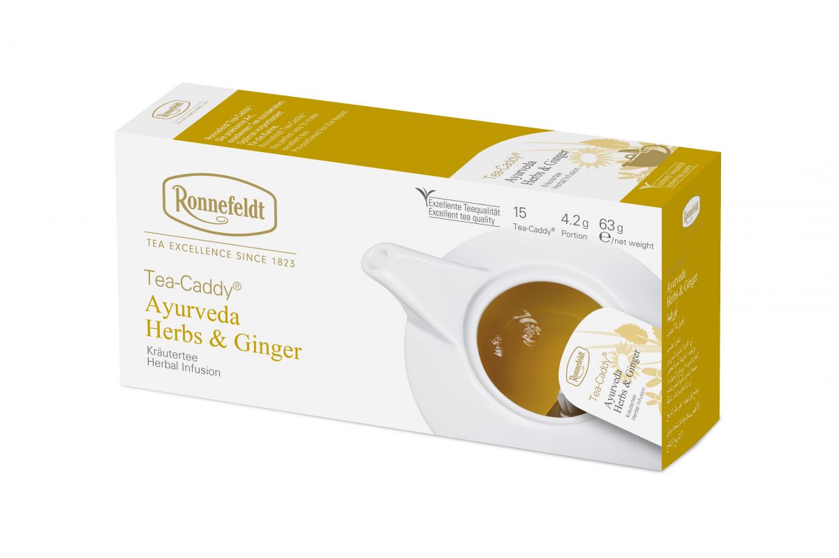 Ronnefeldt Tea-Caddy® - Ayurveda Herbs & Ginger – Mrs. Robinson's Tea Shop
