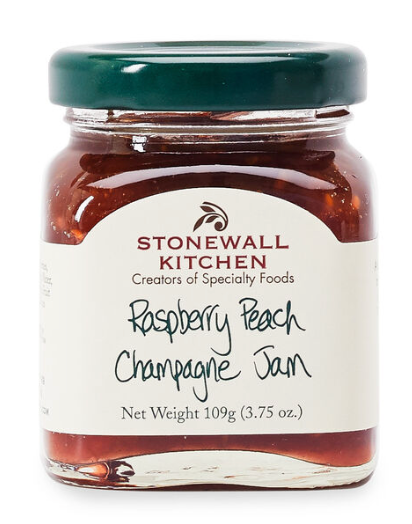 Mini Raspberry Peach Champagne Jam 3.75 oz. – Mrs. Robinson's Tea Shop